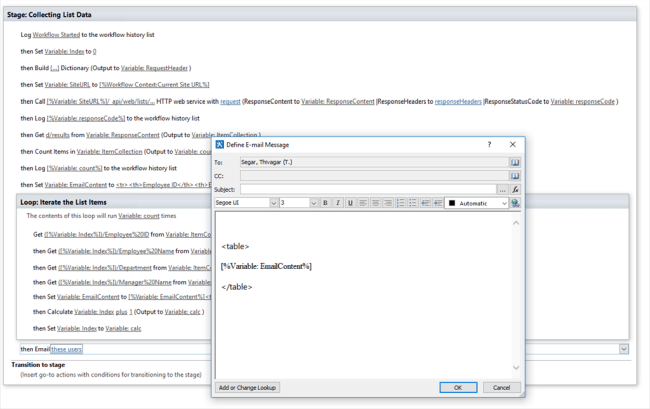 Iterate SharePoint List Items And Send A Consolidated Email To A Recipient Using Designer Workflow